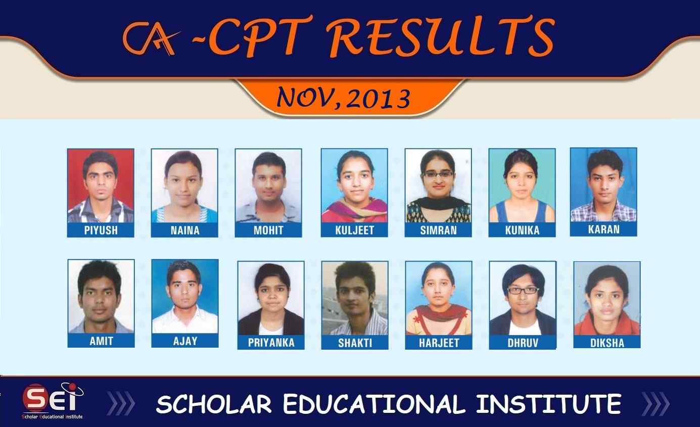 Top Achievers at Scholar Educational Institute | Success Stories of CA ...