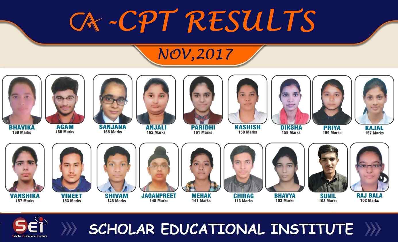 Top Achievers at Scholar Educational Institute | Success Stories of CA ...